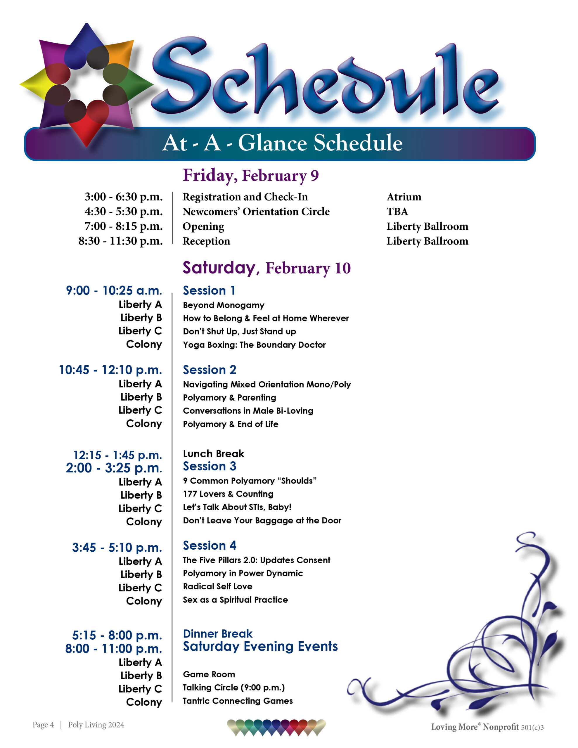 Poly Living Schedule – Loving More Nonprofit